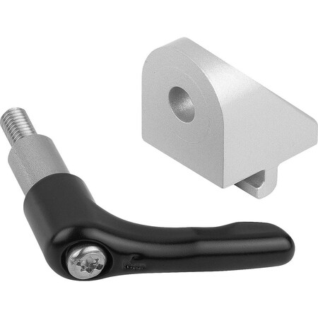 Kipp Clamping Angle With Adjustable Handle D1=M08 36X32X36, Form:B ...