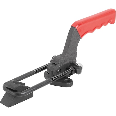 Kipp Latch-Action Clamp, Horizontal With Fixed Jaw, Heavy-Duty Version ...