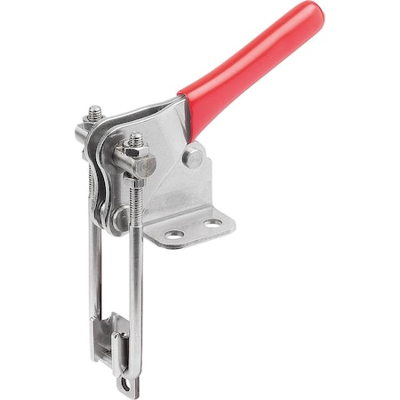 Kipp Latch-Action Clamp Vertical With Fixed Jaw, L1=12, 2, Stainless ...