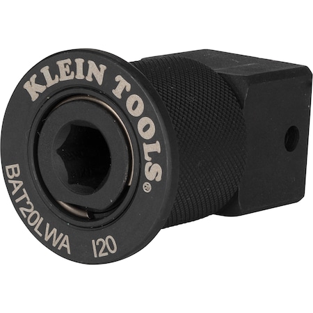 Klein Tools 7/16-Inch Adapter for 90-Degree Impact Wrench BAT20LWA | Zoro