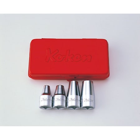 Ko-Ken Stud Bolt Setter set M6-M12 4 pieces 1/2 Sq. Drive 4203M | Zoro