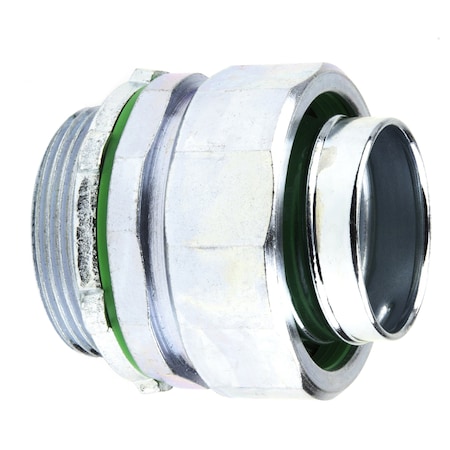 Dottie Conduit Fitting Connector, 2 in, Threaded, Steel, Zinc Plated ...