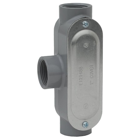 Dottie L.H. Dottie 1'' T Threaded Conduit Body w/ Cover & Gasket, 5PK ...