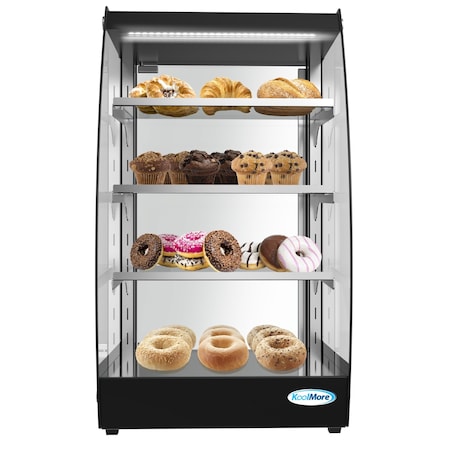 Koolmore Glass Bakery Display case 4 Tier Self Service Pastry Case with ...