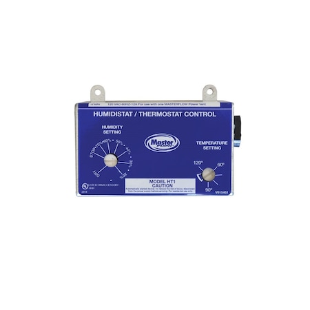 Gaf Master Flow Manually Adjustable Humidistat/Thermostat Control for ...