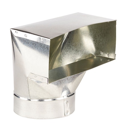 Gaf Master Flow 10 in. x 4 in. to 6 in. 90-Degree Register Box ...