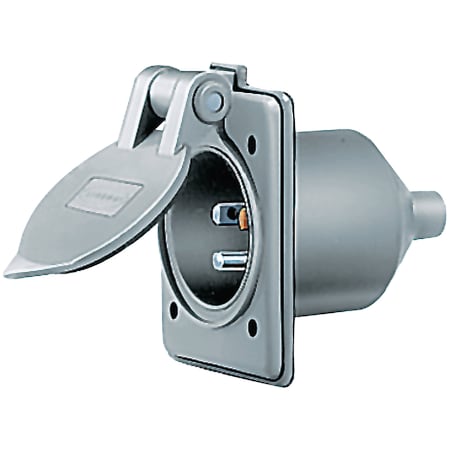 Hubbell Wiring Device-Kellems Straight Blade Inlet, 5-15P, 15 A, 125V ...