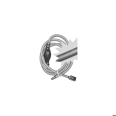 Quicksilver Fuel Line Assembly w Quick Connect Eng. End & Threaded ...