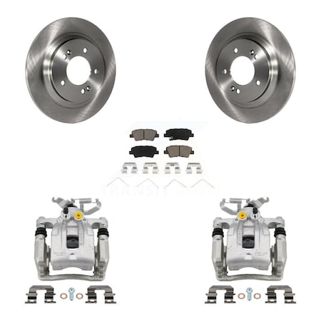 Cmx Rear Brake Caliper Rotor And Ceramic Pad Kit For Kia Niro With ...