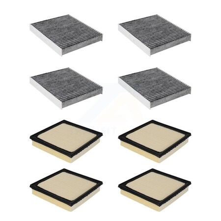 Pur 4x Air + 4x Cabin Filter 8 Total Kit For Toyota Camry RAV4 Lexus ...