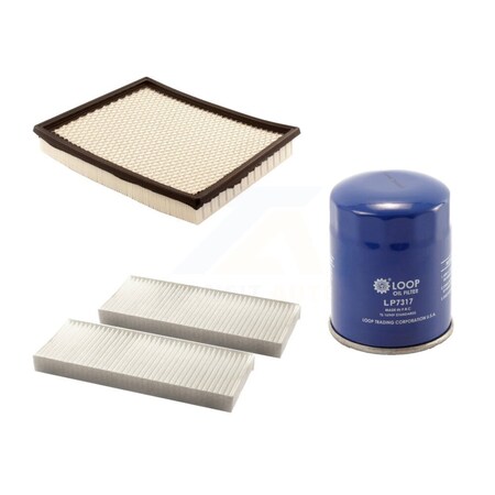 Pur 1x Air + 1x Cabin + 1x Engine Oil Filter Filter 3 Total Kit For ...