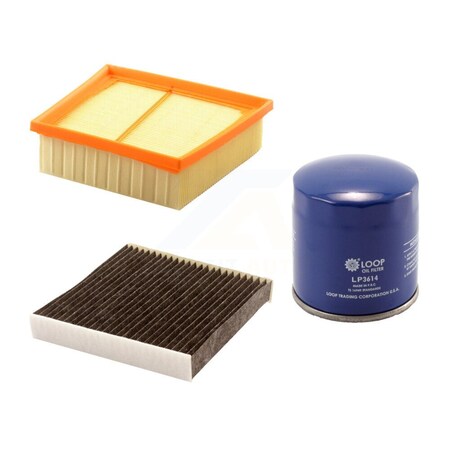Pur 1x Air + 1x Cabin + 1x Engine Oil Filter Filter 3 Total Kit For ...