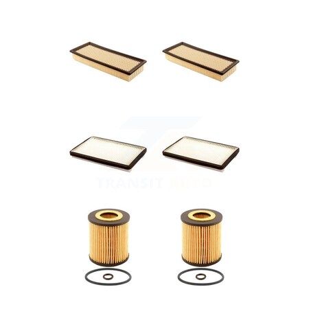 Pur 2x Air + 2x Cabin + 2x Engine Cartridge Oil Filter 6 Total Kit For ...