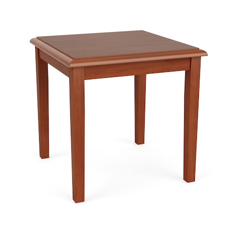 Lesro Lenox End Table, 20 in W, 20 in L, 20 in H, Cherry LW0620 | Zoro