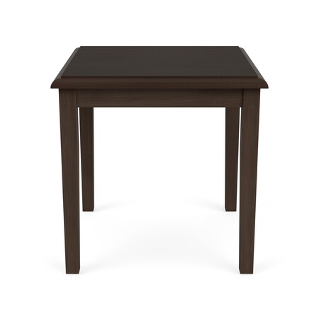 Lesro Lenox End Table, 20 in W, 20 in L, 20 in H, Mocha LW0620 | Zoro