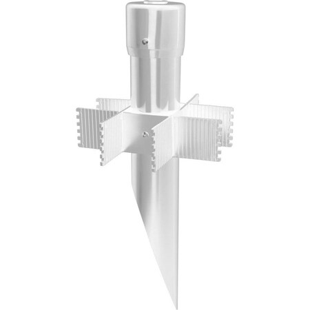 Rab Lighting 2-7/8" Pvc Mounting Post W/ Cap, 3-1/4" X 25", 1/2 ...