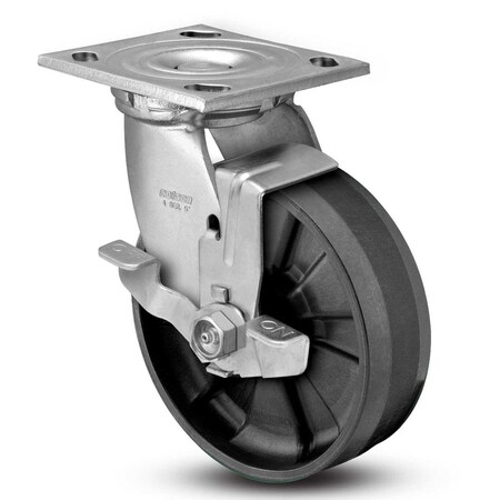 Linco 6" LOCKING GLASS FILLED NYLON CASTER - 900LBS CAPACITY CWL ...