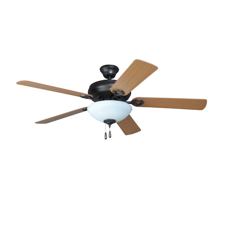 Litex Industries 52 in Bronze Finish Ceiling Fan Includes Blades and ...