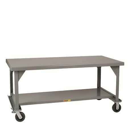 Little Giant Mobile Heavy-Duty Workbench, 3600 lbs., Floor Lock ...
