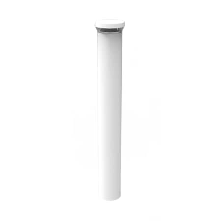 Rab BOLLARD EMERG COLD 24W WARM RND 120 277V 42" LBACKUP WHITE ...