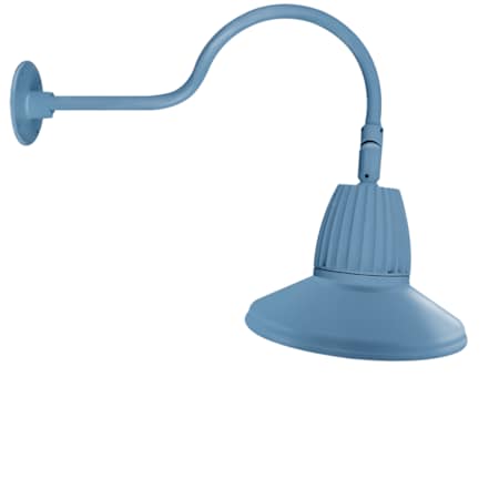 Rab GOOSENECK STYLE1 13W WARM LED 15" STRAIGHT SHADE LBLUE ...