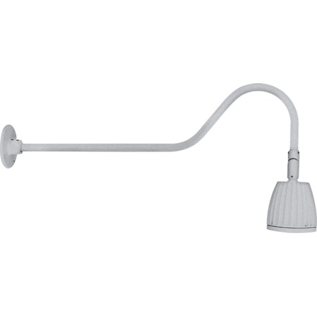 Rab GOOSENECK STYLE2 13W WARM LED NO SHADE RECT REFL SILVER GN2LED13YRS ...