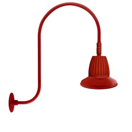 Rab GOOSENECK STYLE3 13W WARM LED 11" STRAIGHT SHADE RED GN3LED13YST11R ...