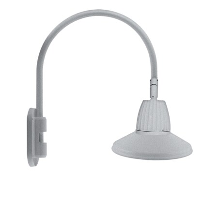 Rab GOOSENECK STYLE4 26W NEUTRAL LED 15" ST SHADE RECT REFL SIL ...