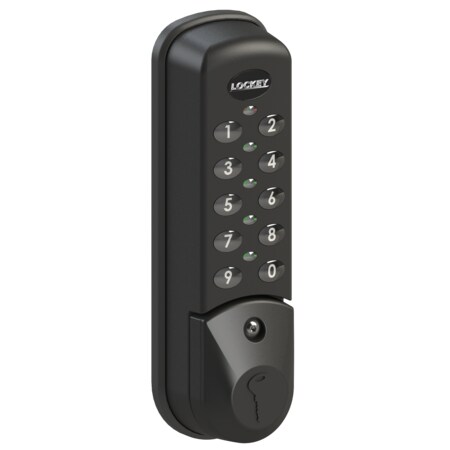 Lockeyusa Electronic Cabinet Lock, Wet Area, Cam, EC781, Black ...