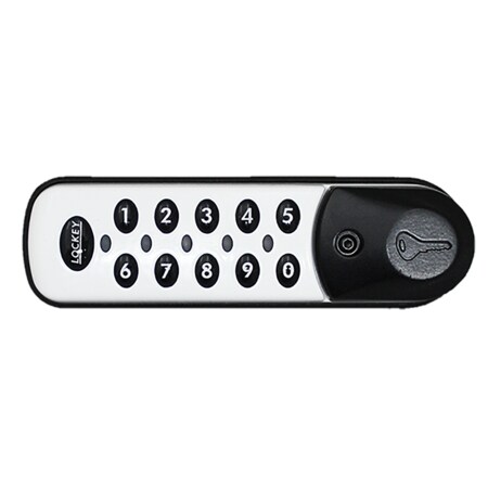 Lockeyusa Electronic Cabinet Lock, Wet Area, Cam, EC781, White, Left ...
