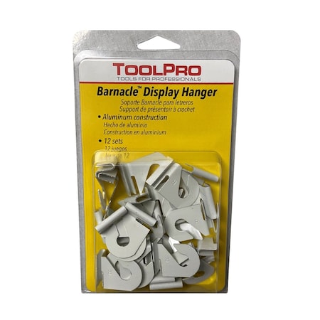 Toolpro White Metal Display Hangers for 1 in. Ceiling Grid, 12PK ...