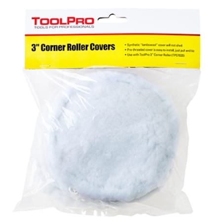 Toolpro 3 in Corner Roller Replacement Covers 5Pack, 5PK TP07030 | Zoro