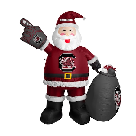 Logo Brands South Carolina 7ft Yard Inflatable Santa Claus 208-100-SC ...