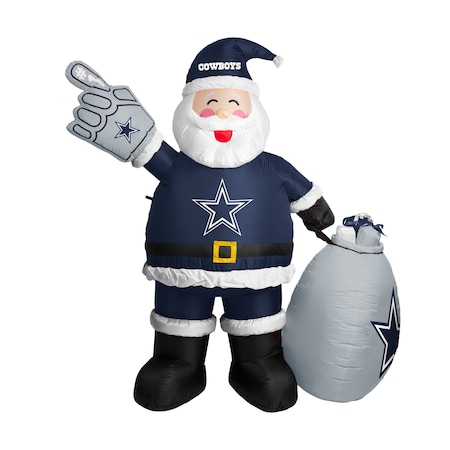 Logo Brands Dallas Cowboys Inflatable Santa 609-100-S | Zoro