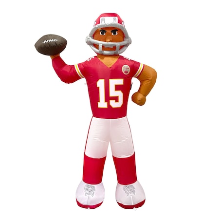 Logo Brands Kansas City Chiefs Patrick Mahomes Helmet Inflatable Mascot ...