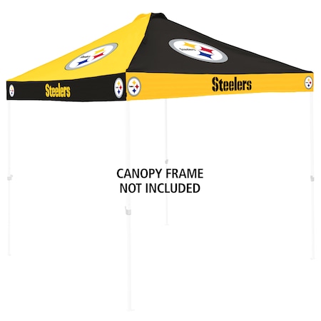 Logo Brands Pittsburgh Steelers Checkerboard Canopy Top 625-45C | Zoro