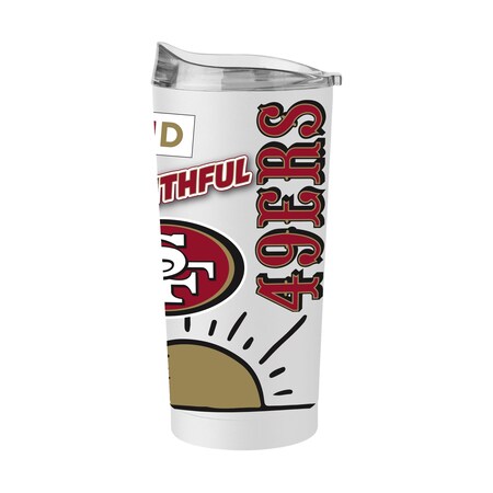 Logo Brands San Francisco 49ers 20oz Native Powder Coat Tumbler 627 ...