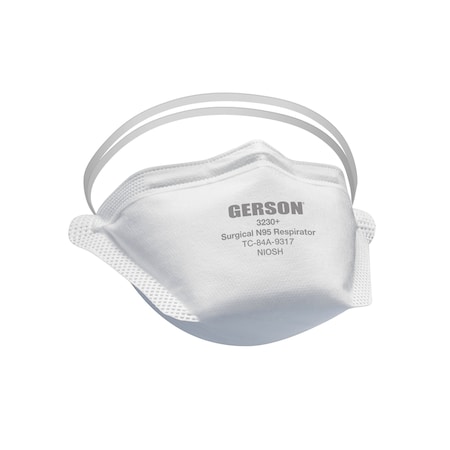 Gerson Surgical N95 Respirator, Individually Wrapped, Pouch Style, 50 ...
