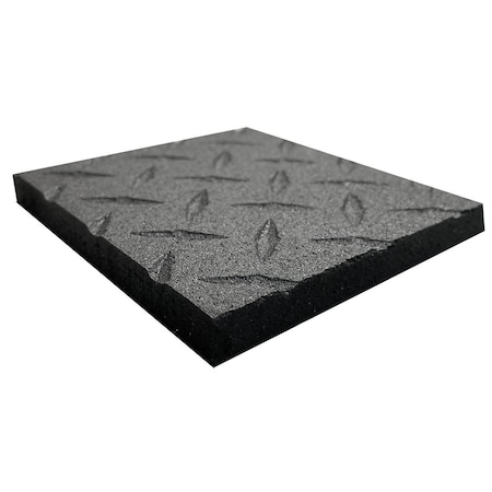 Crown Matting Technologies Dura Shock 1/2-in. 4'x6' Black DU 0046BK | Zoro