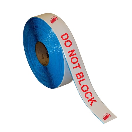 Superior Mark Floor Marking Message Tape, 2in x 100Ft, FIRE ...