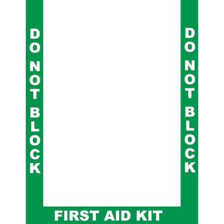 Superior Mark Floor Marking Border Tape, First Aid Border, 2in, Vinyl ...