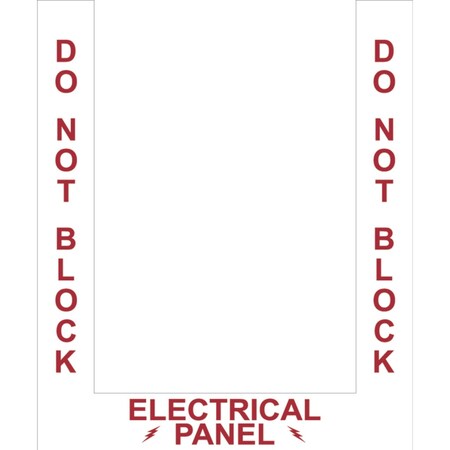 Superior Mark Floor Marking Border Tape, Electrical Panel Border , 4in ...