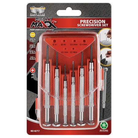 Mighty Maxx Screwdriver Precision Set 6pc 083-82717 | Zoro