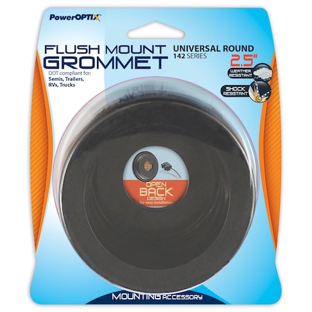 Poweroptix C360 Grommet - 2 1/2in Round Open Back 101-001420 | Zoro