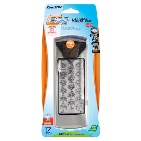 Poweroptix C360 LED 2x6Marker LightClrAmb 101-005504 | Zoro