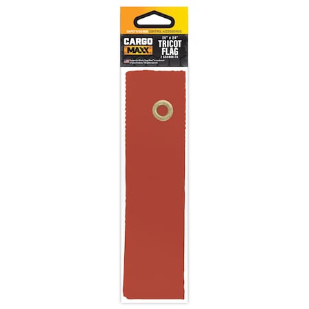 Cargo Maxx Tricot Red Flag 24x24 w/2 grommets 122-10027 | Zoro