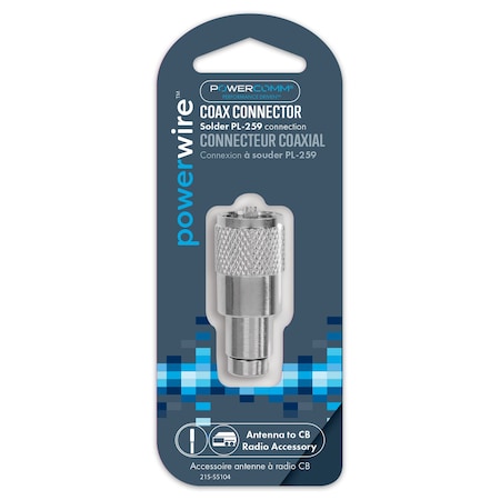Powercomm Coax Connector Kalibur PL259 215-55104 | Zoro