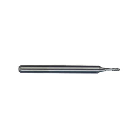 M.A. Ford Tuffcut Gp 2 Flute Ball Nose End Mill, .0250 15002500 | Zoro