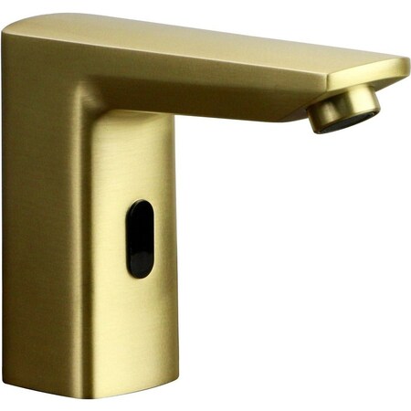 Macfaucets MAC Square Touch-Free Faucet, Satin Brass FA444-22 FA444 ...