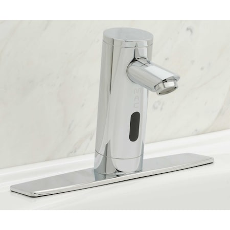 Macfaucets Touch-Free Sensor Operated Faucet with 8 in. Deck Plate ...